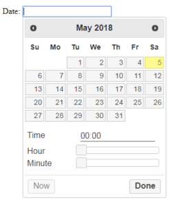 Datetimepicker