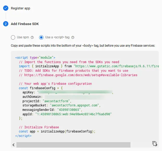 add-firebase-sdk - Artisans Web